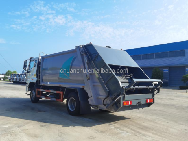Diesel garbage truck compression system