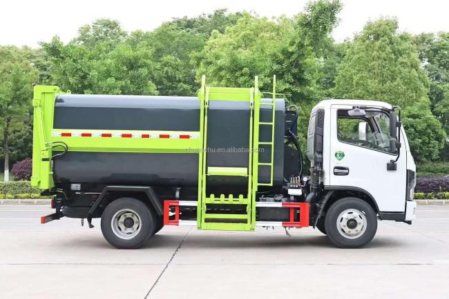 Self-loading garbage truck loading mechanism