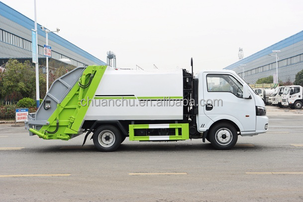 Garbage truck interior