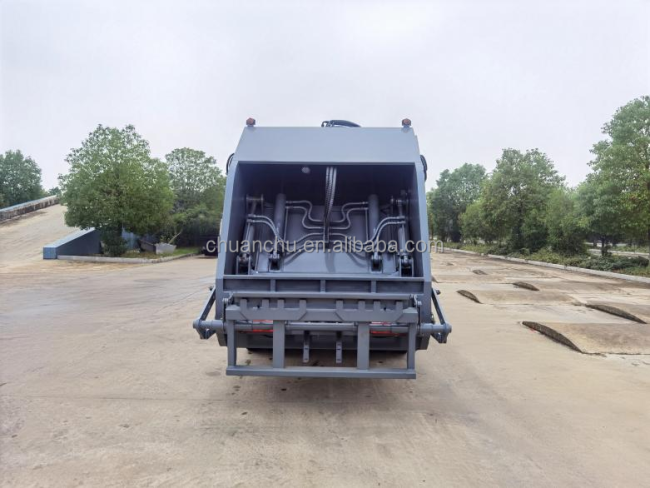Diesel garbage truck operational controls