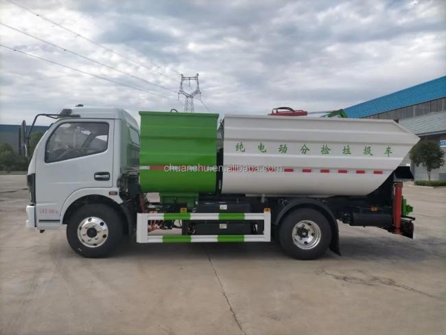 Pure electric garbage compactor truck control panel