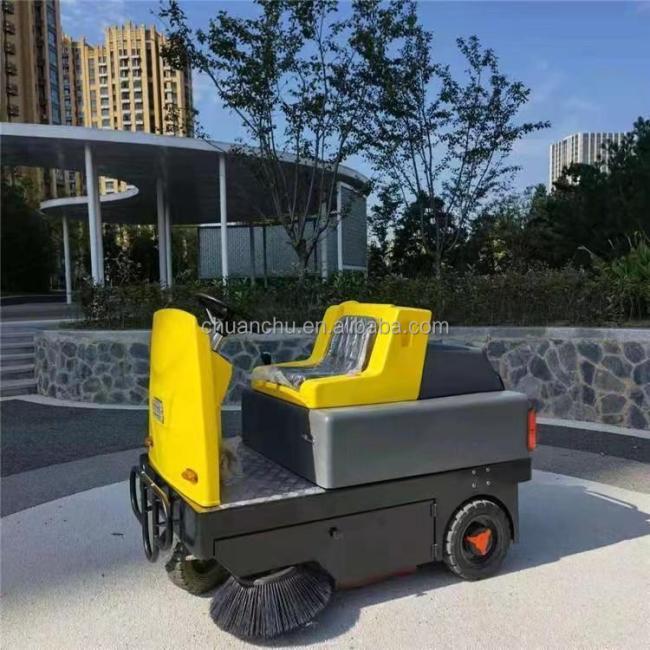 Pure Electric Floor Sweeper - Side View