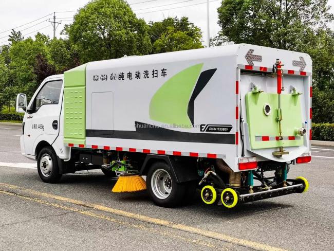 Dongfeng electric road sweeper interior