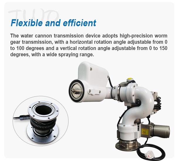 Electric Water Cannon in operation