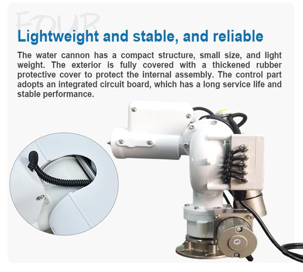 Electric Water Cannon mounting details