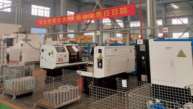 CNC machining equipment for sensor socket production