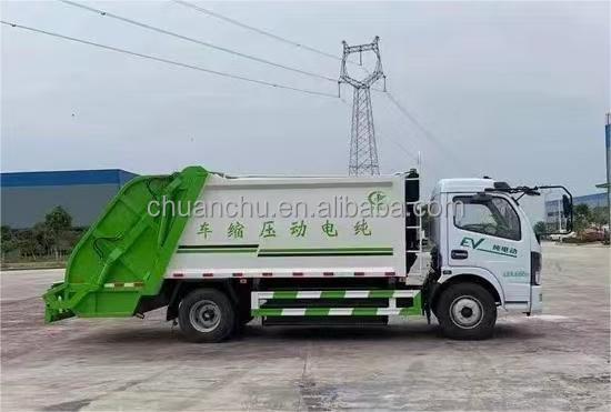 Dongfeng electric garbage truck interior