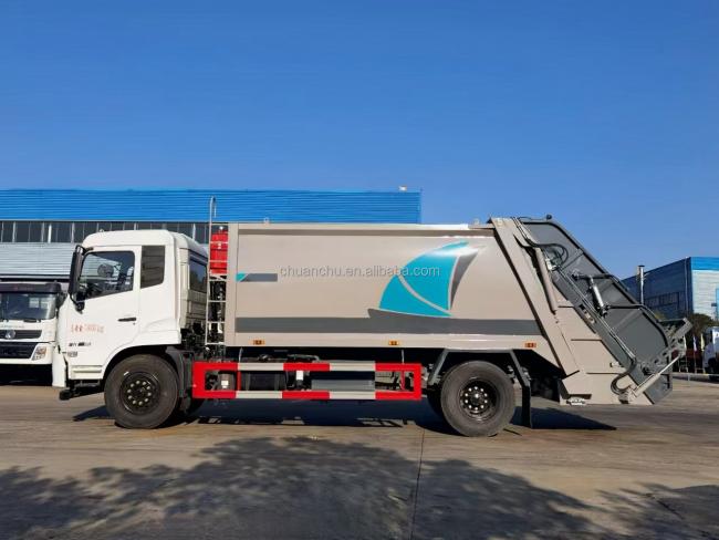 Rear view with compactor system