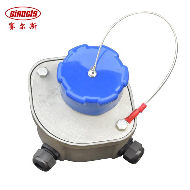 Aluminum alloy anti-overflow sensor socket for tank trucks