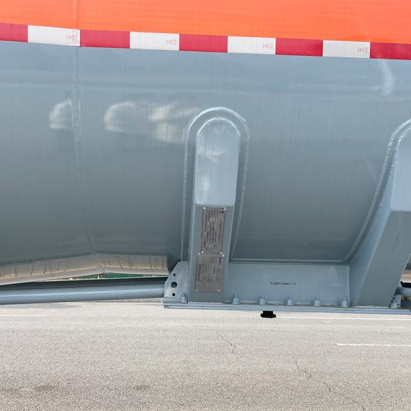 Quality Carbon Steel Polyethylene Lined HCL Tanker 3 Axle Semi Trailer For Chemical for sale