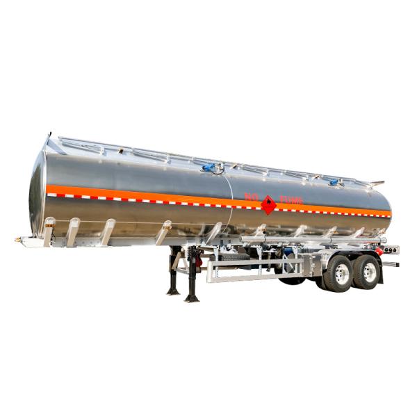 Quality Double Axle Tri Axle Fuel Tank Semi Trailer With 11.00R20 12PR 12R22.5 12PR Tire Specification for sale