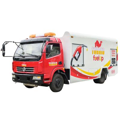 China 6000 Liter 4x2 Carbon Steel 5-10T GVW Fuel Oil Tanker Truck Diesel Transport Vehicle for sale