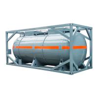Quality 20ft 40ft Palm Oil Tanker Container Internal Dimensions 6058mm*2438mm*2591mm for sale