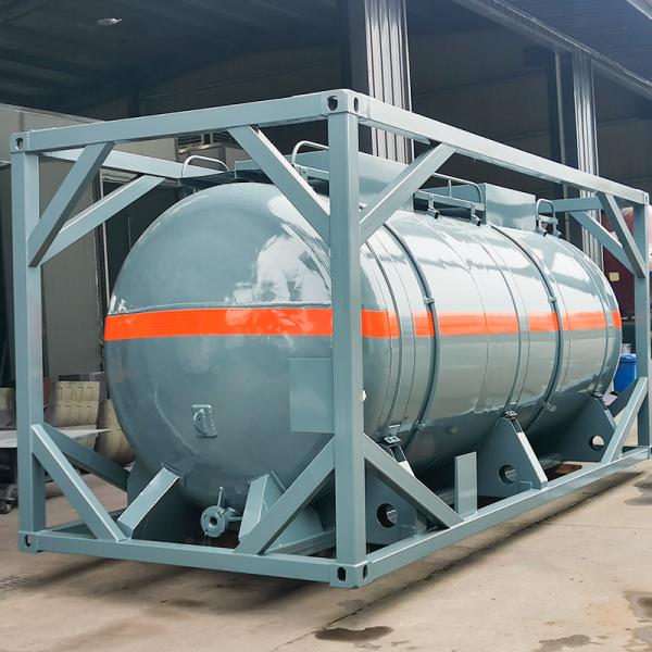 Quality 20ft 40ft Palm Oil Tanker Container Internal Dimensions 6058mm*2438mm*2591mm for sale