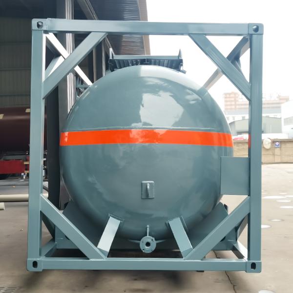 Quality 20ft 40ft Palm Oil Tanker Container Internal Dimensions 6058mm*2438mm*2591mm for sale