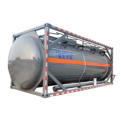 China 20 FT Chemical Liquid Storage Tank Container External Dimensions 6058mm*2438mm*2438mm for sale