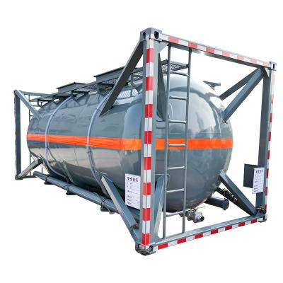 China 20 FT 40 FT ISO Tank Containers For Liquid Oxygen Nitrogen Transport for sale