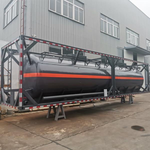 Quality ISO 20 30 40 FT Tank Container For Clorhidric Acid High Capacity 28000 Liters for sale