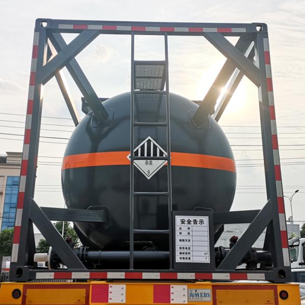 Quality ISO 20 30 40 FT Tank Container For Clorhidric Acid High Capacity 28000 Liters for sale