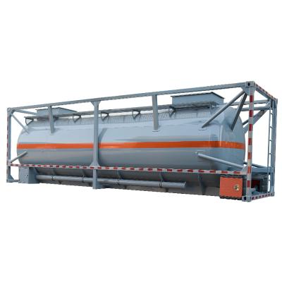 China 20ft 30ft 40ft Capacity Liquid Helium ISO Tank Container For High Reliability for sale