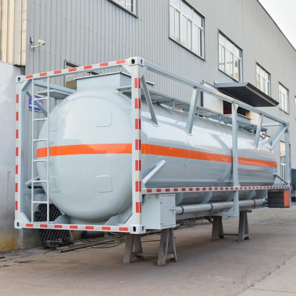 Quality 20ft 30ft 40ft Capacity Liquid Helium ISO Tank Container For High Reliability for sale