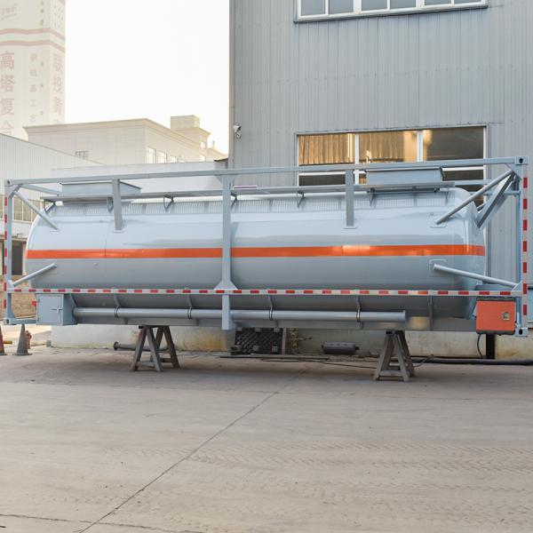 Quality 20ft 30ft 40ft Capacity Liquid Helium ISO Tank Container For High Reliability for sale