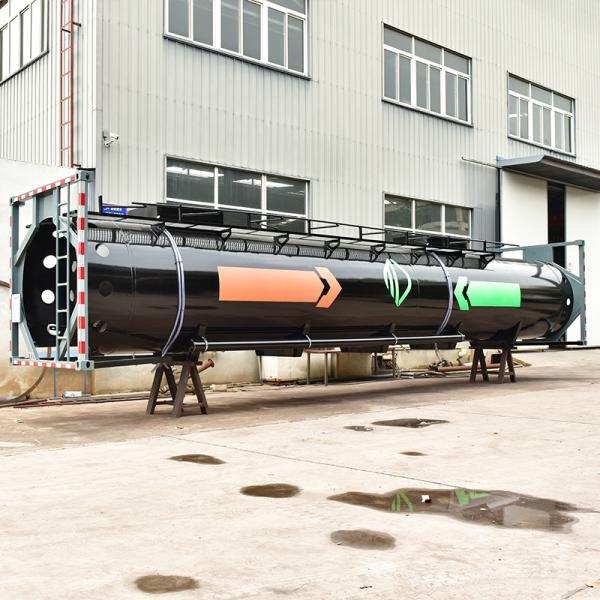 Quality HCL Acid Chemical Liquid ISO Tank Container 40ft External Dimensions 1219x2438x2 for sale