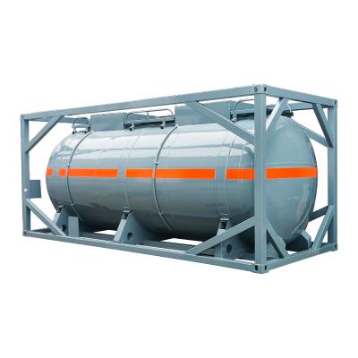 China Aluminum 20 Foot ISO Tank Container With External Dimensions 6058mm*2438mm*2591mm for sale