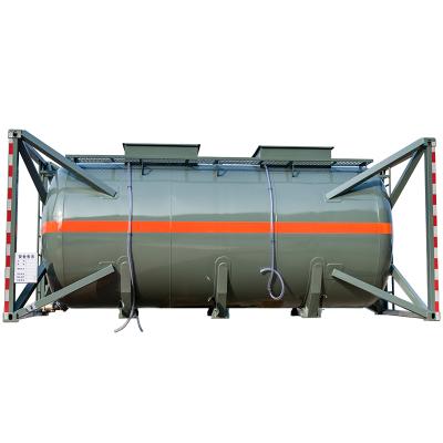 China High Capacity 20FT HCL Solvent Storage Container Convenient For Concentrated Liquid for sale