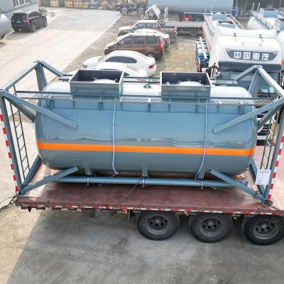 China High Capacity 20FT HCL Solvent Storage Container Convenient For Concentrated Liquid for sale