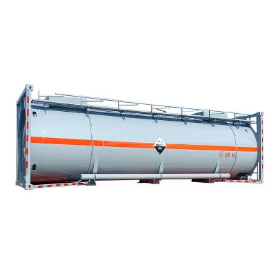 China 28000 Liters ISO Tank Container 20ft 30ft For Liquid Chemical Transportation for sale