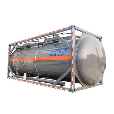 China Durable 28000L ISO Tank Container For Heavy Duty Liquid Chemical Transportation for sale