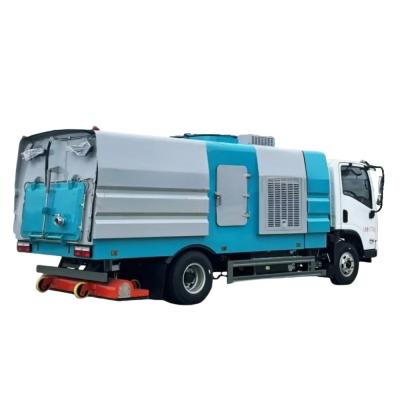 China Pure Electric Vacuum Sanitation Cleaning Truck Dongfeng Sweeper Truck for sale