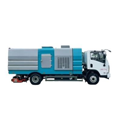 China Pure Electric 4*2 Dongfeng Vacuum Truck Road Sweeper Street Dust Cleaning Truck City Sanitation Vehicle for sale