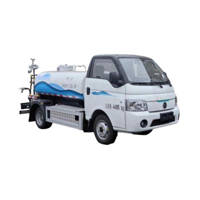 China Emission-Free Efficiency 4.5T Pure Electric Watering Vehicle for Pristine Road Surfaces for sale
