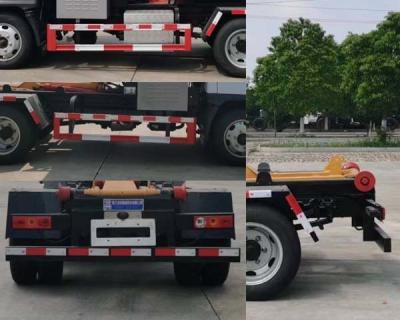 China Pure Electric Self-Handling Garbage Truck with Hook Lift and Compactor Container Energy Type for sale