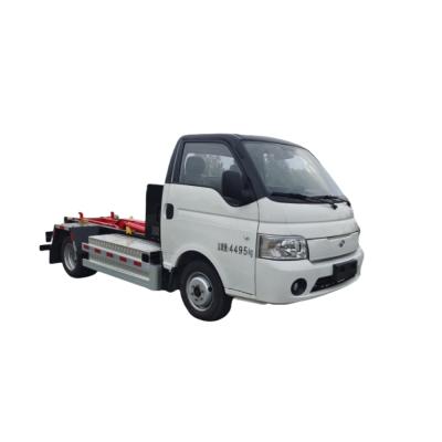 China 4.5 Ton Pure Electric Unloading Type Hook Arm Garbage Truck with Energy Type for sale