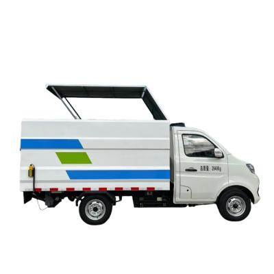China Custom's Requirement Fulfilled Pure Electric Closed Barrel Garbage Truck for Environmentally Friendly Waste Transportation for sale