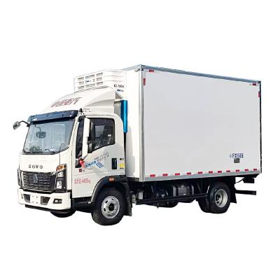 China Top-notch HOWO Ice Cream Refrigerated Truck Body With Eutectic Plate Refrigeration Device for -30 Ultra-low Temperature for sale