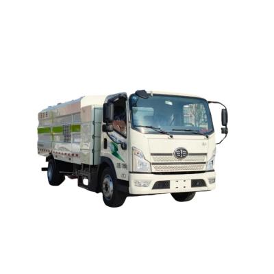 China Pure Electric Energy Type Custom's Requirement Cleaning Water Tank and High Pressure Road Sweeper Truck Street Sweeping Machine for sale