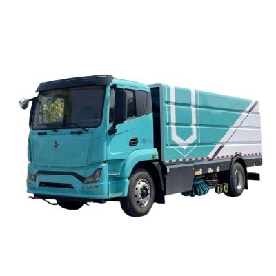 China 18T Electric Road Sweeper with Advanced Washing Sweeping Capabilities and Pure Electric Energy Type for sale