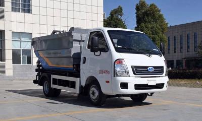 China Camión de basura autopropulsado eléctrico puro que cumple con los requisitos del cliente, con cero emisiones y recogida autónoma de residuos en venta