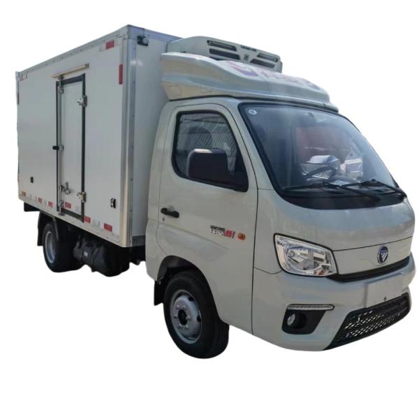 Quality 2Ton FOTON Diesel Refrigerated Truck Manual Transmission Euro 2 Emission Standard 150hp Horsepower for sale