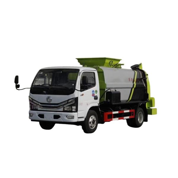 Quality 6m3 Pure Electric Side Loading Compactor Kitchen Garbage Truck with Eco-Friendly for sale