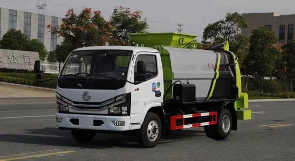 Quality 6m3 Pure Electric Side Loading Compactor Kitchen Garbage Truck with Eco-Friendly for sale