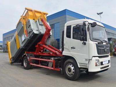 China Entwurf 4x2 Hook Arm Roll Hydraulisches System Auto Mülllader mit reiner elektrischer Energie Typ Anforderung des Kunden zu verkaufen