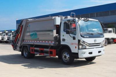 China Garbage Collection and Transportation Compression Double-hanging Bucket Dump Garbage Truck with Custom's Requirement for sale