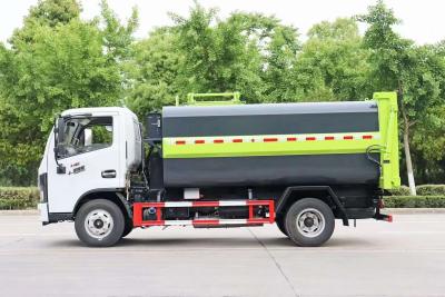 中国 ディーゼル式清掃機能を持つ自転積載・卸載ゴミ輸送車両 販売のため