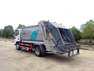 China Diesel Four Wheel Garbage Truck With Rear Loading And Unloading Compression Bucket Automatic Loading Collection Vehicle for sale
