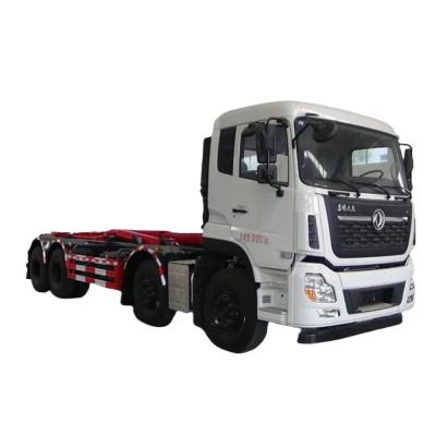 China Swing Removable Hook Roll Arm Skip Loader Compactor Garbage Truck with Manual Transmission Type for sale